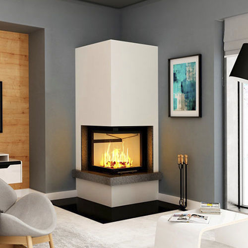 Wood-burning fireplace - HI-Imperial 2PTh / 2LTh - desayo - corner ...