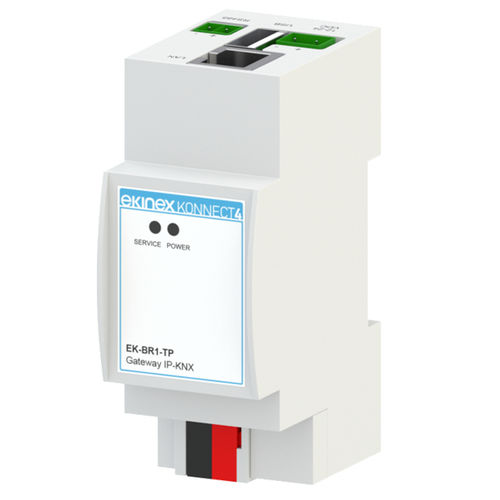 Gateway interface module - EK-BR1-TP - ekinex® - DIN rail / KNX / IP