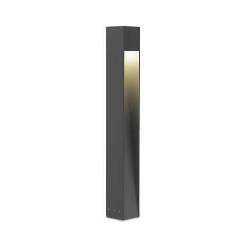 Urban bollard light - SLANT - LIRALIGHTING - contemporary / steel / LED