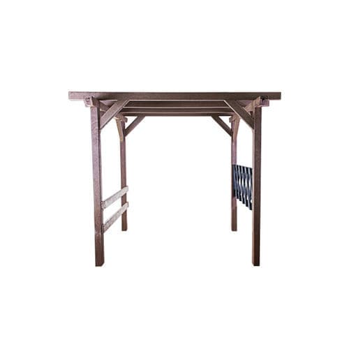 Self-supporting pergola - Extruplas - recycled plastic / PVC canopy ...