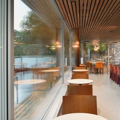 Structural glass panel - Q-AIR - REFLEX - transparent / building ...