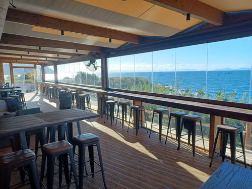 Panel curtain wall - IN SARONIDA, ATTICA - Atrio Glass Doors - glass ...