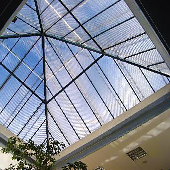 Skylight with skylight frame - Atrio Glass Doors - glass / metal