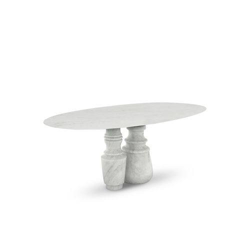 Classic dining table - PIETRA OVAL DINING TABLE - Insplosion - marble ...