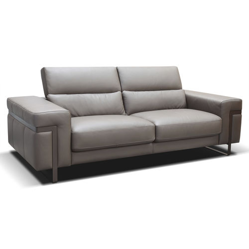Contemporary sofa - PONTE - Rossini - leather / with headrest