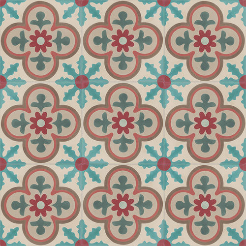 Indoor encaustic cement tile - V20-512 - Viet Tiles Corporation ...