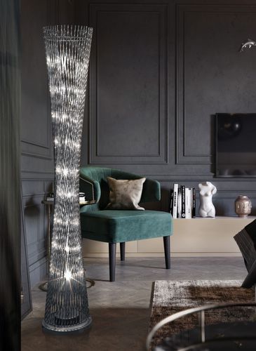 Contemporary light column - BOAVISTA - K-LIGHTING - aluminum / LED / indoor