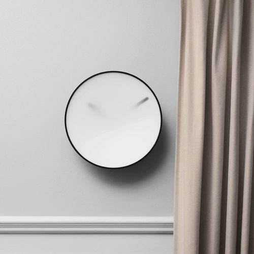 Contemporary clock - Momentt - Gejst - wall-mounted / analog / steel