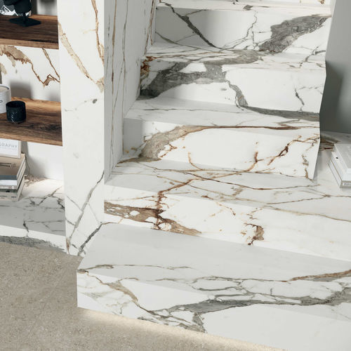 Porcelain stoneware step covering - Marble - FLORIM stone - contemporary