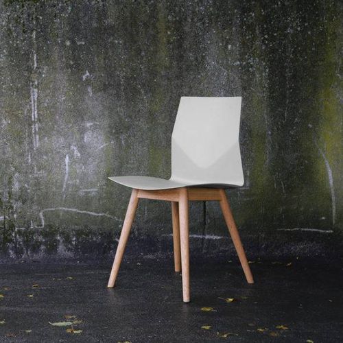 Contemporary dining chair - FOUR®CAST'2 - Ocee Design - indoor / wooden ...