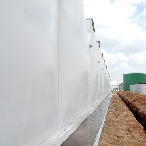 Greenhouse film - INFLATABLE ROOF - ULMA Agricola - plastic / PVC / white