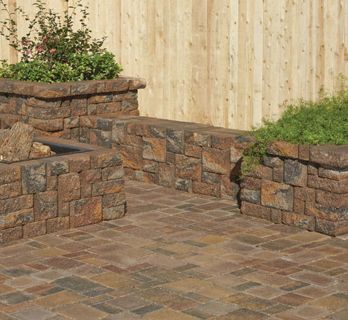 Solid concrete block - SPLITROCK SMALL - PAVESTONE - stone look
