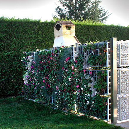 Green wall trellis - AG3 POSTDIV-BARBECUE ÁLAVA - AIR GARDEN - metal