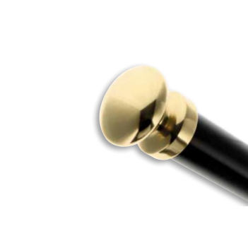 Polished brass curtain rod - B30613 - BOULET - brass / ceiling mounted ...