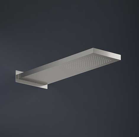 Wall-mounted shower head - M183 - hotbath - rectangular / rain