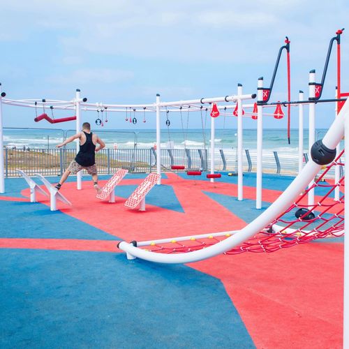 Commercial obstacle course - X-TREME NINJA - Greenfields Outdoor Fitness