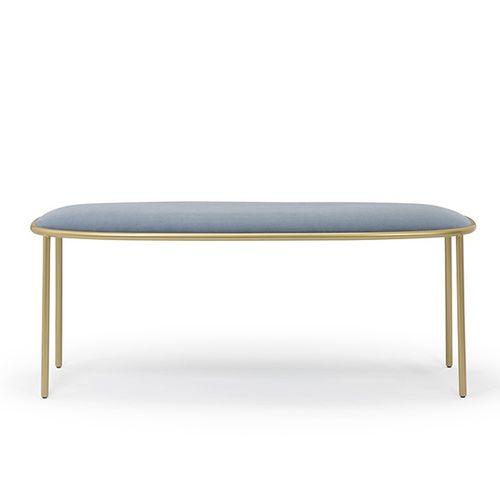 Contemporary upholstered bench - STAY - Sé collections - fabric ...