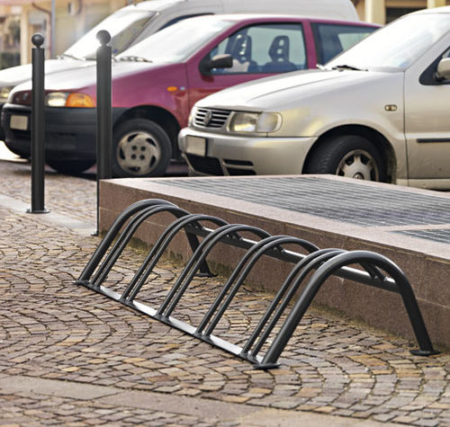 Floor-mounted bike rack - MISENO - Ferrinox - galvanised steel ...