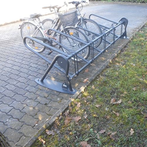 Floor-mounted bike rack - MALO - Ferrinox - galvanised steel ...