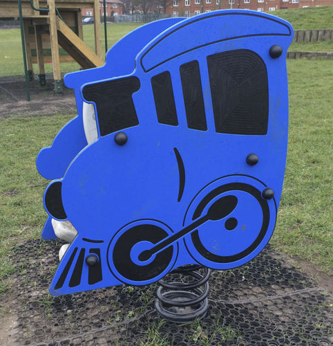 Steel spring rocker - TOOTIN' TRAIN - WICKSTEED - polyethylene ...