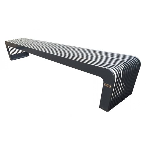 Contemporary public bench - HASTINGS - LOGIC STREET & PARK FURNITURE ...