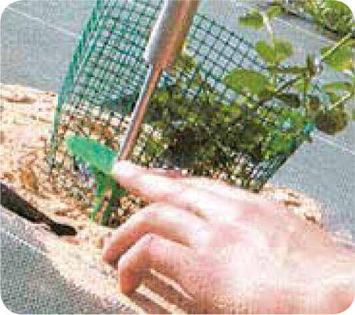 Plastic weed control staple - APV 20 - TOLTEX - biodegradable