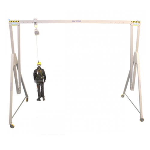 Stainless steel fall arrest anchor - SEKURALT PORTA-GANTRY 500-5000 ...