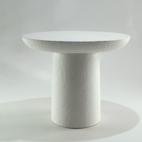 Contemporary side table - BLOOM SCULPTED - ALENTES - engineered stone ...