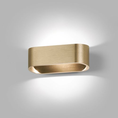 Contemporary wall light - AURA - LIGHT POINT - indoor / aluminum / oval
