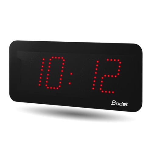 Contemporary clock - STYLE : 7 - Bodet Time - wall-mounted / digital ...