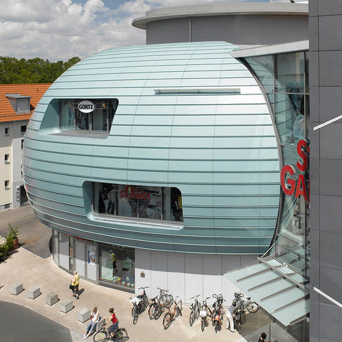 Cassette cladding - SHOPPING CENTER STADTGALERIE HEILBRONN - ALUCOBOND ...