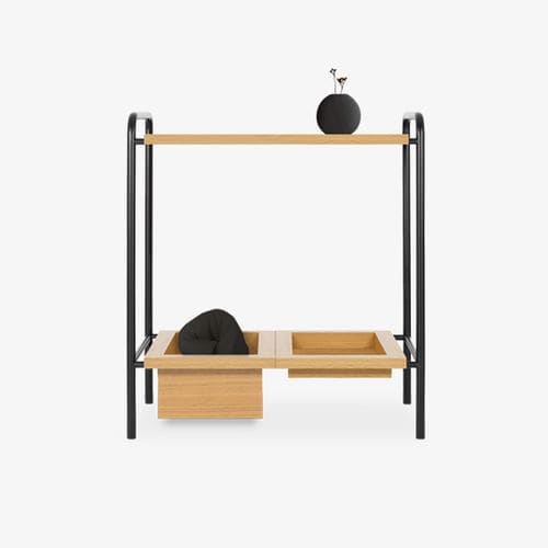 Contemporary sideboard table - NOAH - Marqqa - oak / MDF / natural oak