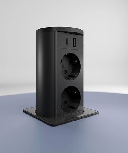 Power socket - VERSALIFT - ASA International Group - USB / double / desk