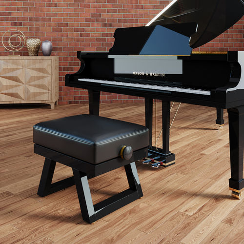 Contemporary piano stool - ARTHUR - KAUNUS DESIGN, S.L. - leather ...