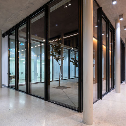 Glass facade system - RABEL ENVELOP - RABEL SYSTEMS - folding / sliding