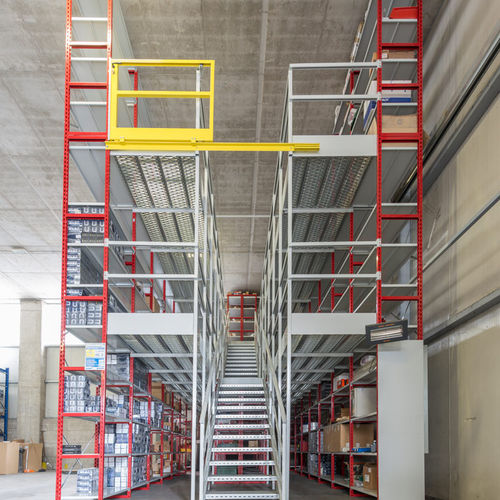 Storage shelving - MULTI-TIER - Mobilrot - merchandise / light-duty ...