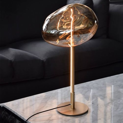 Table lamp - G-111 - ISA MOSS - aluminum / minimalist design / straight