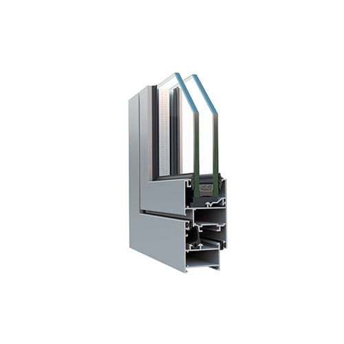 Aluminum window profile - W400 - ALUMINCO - insulated