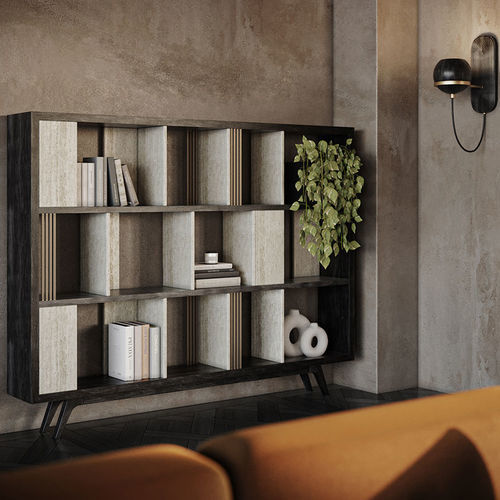 Free-standing bookcase - Wordsworth - WOOD TAILORS CLUB - contemporary ...