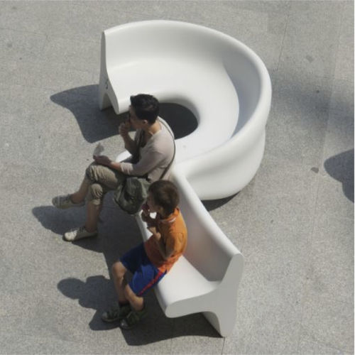 Original design public bench - CITY ALPHABET B - Astrini Design ...
