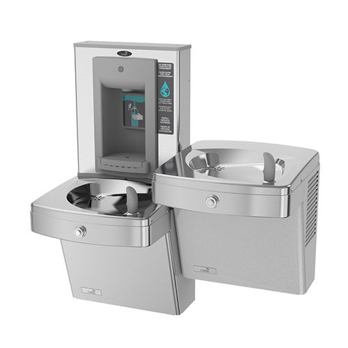 Wall-mounted drinking fountain - VERSAFILLER PVSBFSL - OASIS - built-in ...