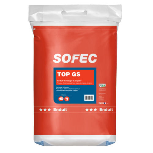 Smoothing coating - TOP GS - Sofec - finishing / indoor / plaster
