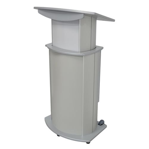 Conference lectern - 1ALADJ - Podium pros - stand-up / on casters ...