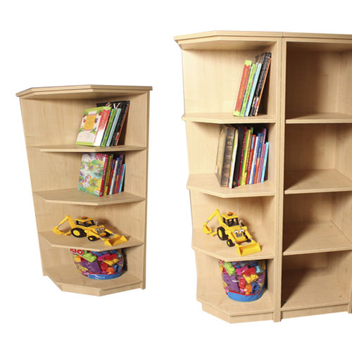 Corner bookcase - EXTERNAL - ambic educational - contemporary / for ...