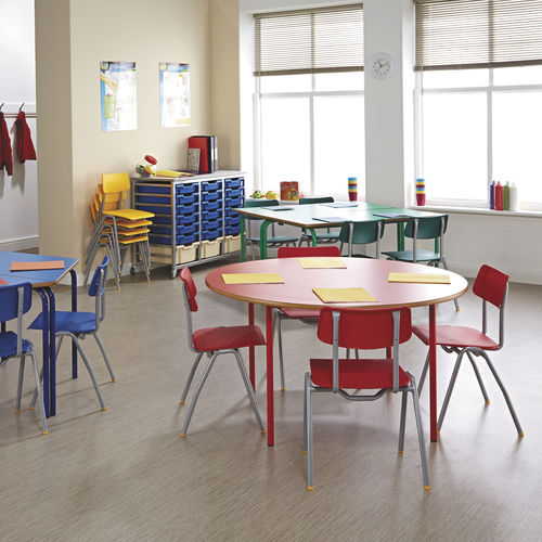 Contemporary classroom table - STANDARD NURSERY - metalliform - MDF ...