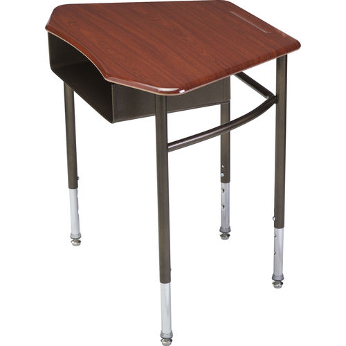 Contemporary desk ADJUSTABLE HEXAGON Columbia MDF steel plastic