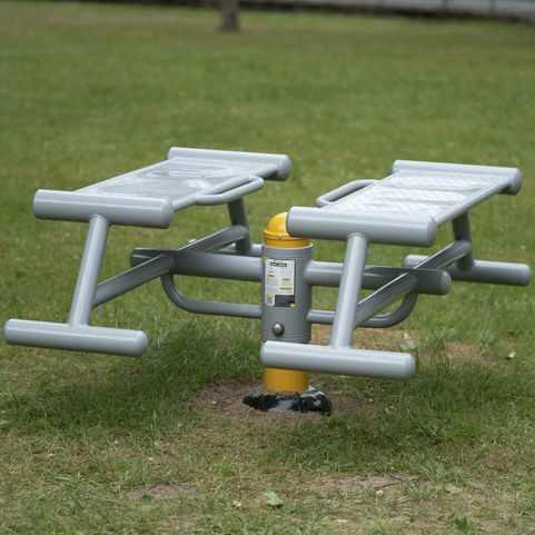 Outdoor sit-up bench - THJ-B14 - Herkules Fitness - for public space
