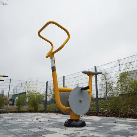 Outdoor exercise bike - THJ-B28 - Herkules Fitness - for public space