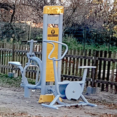 Outdoor exercise bike - THJ-D06 - Herkules Fitness - for public space