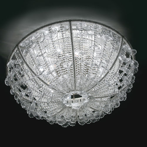Contemporary ceiling light - EX04 - Patrizia Garganti - round / crystal ...